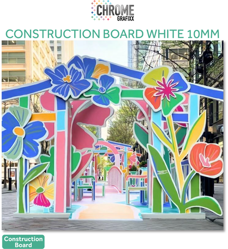 CHROME CONSTRUCTION BOARD WH 10MM | Chrome Grafixx