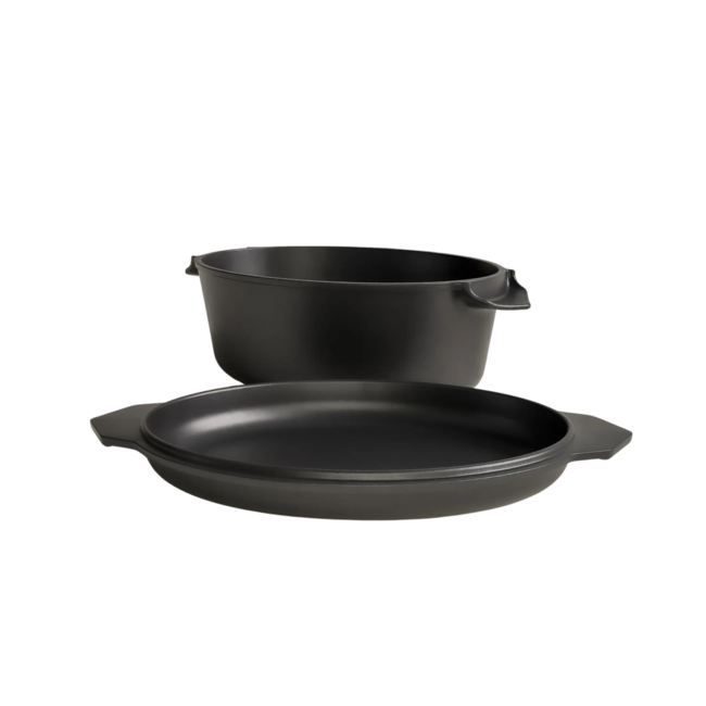 Ironclad Pan Double Dutch Oven 4.5L | Satin Enamel | Land & Sea NZ