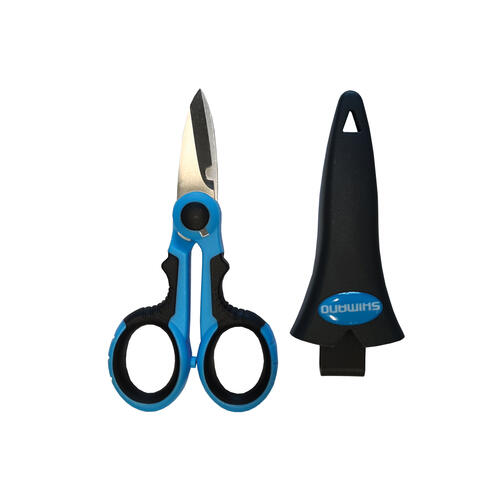 Shimano 5 1/2 Inch Stainless Steel Braid Scissor with Sheath | Land & Sea