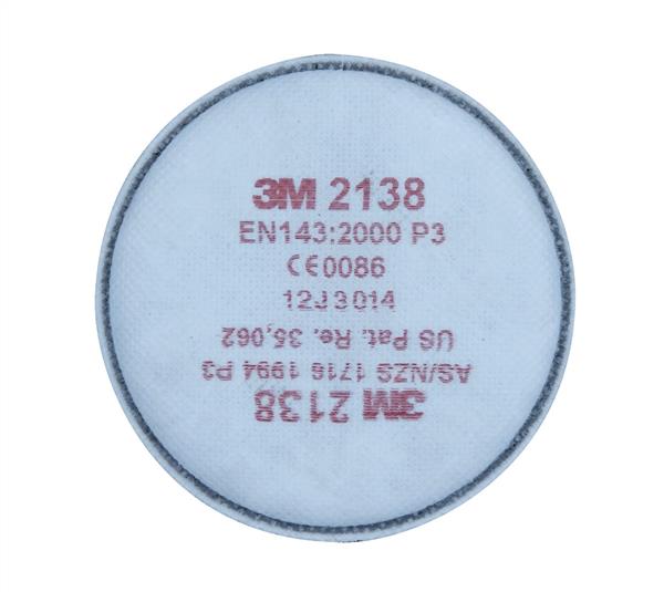 3M 2138 Particulate Filter, High Efficiency Acid Gas GP2/GP3 | PPS ...