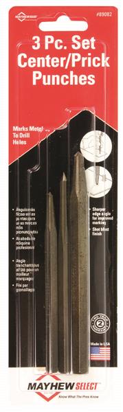 MAYHEW #89082 Center/Prick Punch Set 3Pce | PPS Industries NZ
