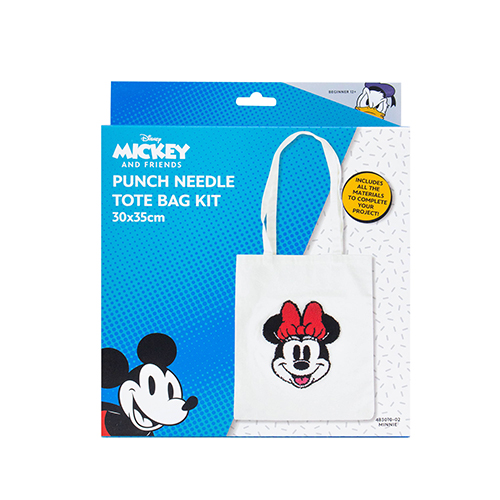 Disney Punch Needle Tote 30x35cm - Minnie | The Ribbon Rose