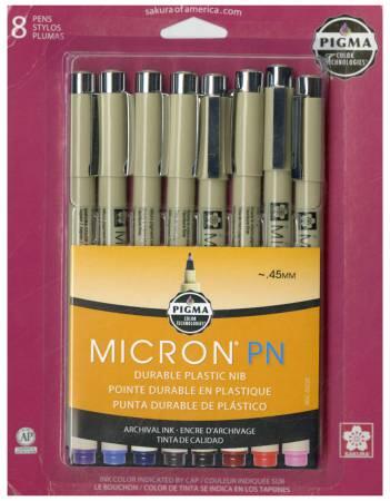 Pigma Micron PN Plastic NIB Pen 8pc Set | The Ribbon Rose