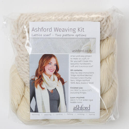 Ashford Weaving Kit - Lattice Scarf | The Ribbon Rose