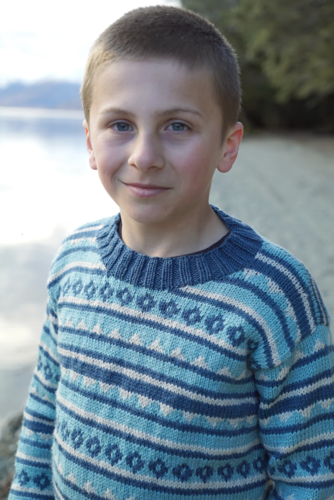 Lisa F LF31 - Finnegan Sweater - Knitting Pattern | The Ribbon Rose