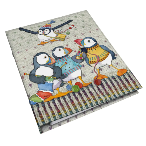 Emma Ball Project Folder Woolly Puffins | The Ribbon Rose