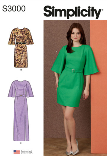 Simplicity Sewing Pattern Misses' and Women's Dress In Three Lengths ...
