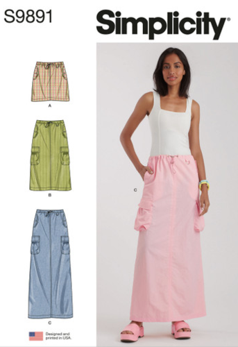 Simplicity Sewing Pattern Misses' Skirt In Three Lengths 9891 | The ...